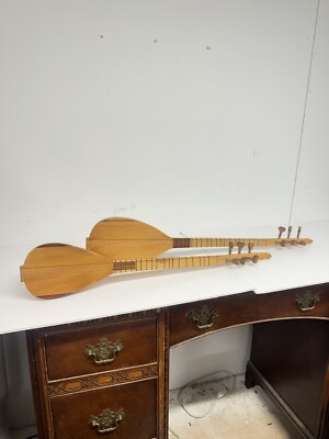 VINTAGE Set Of 2 TURKISH CURA BAGLAMA SAZ | eBay
