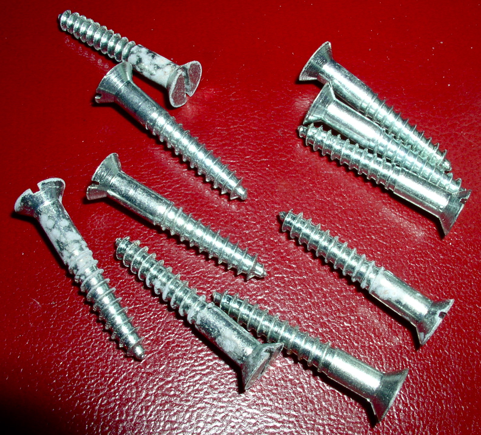 Reed & Prince Flat Head Wood Screws (12 pcs.), 1-1/2", #12, Zinc, Free ...