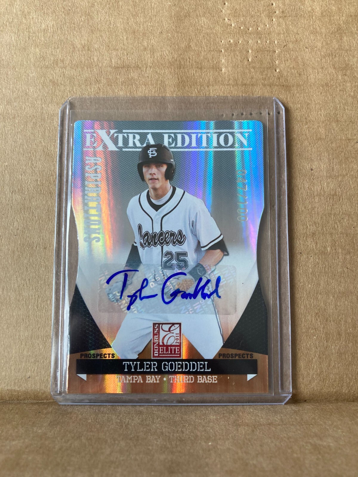 Tyler Goeddel 2011 Panini Donruss Elite Extra Edition Auto /100 #1 | eBay