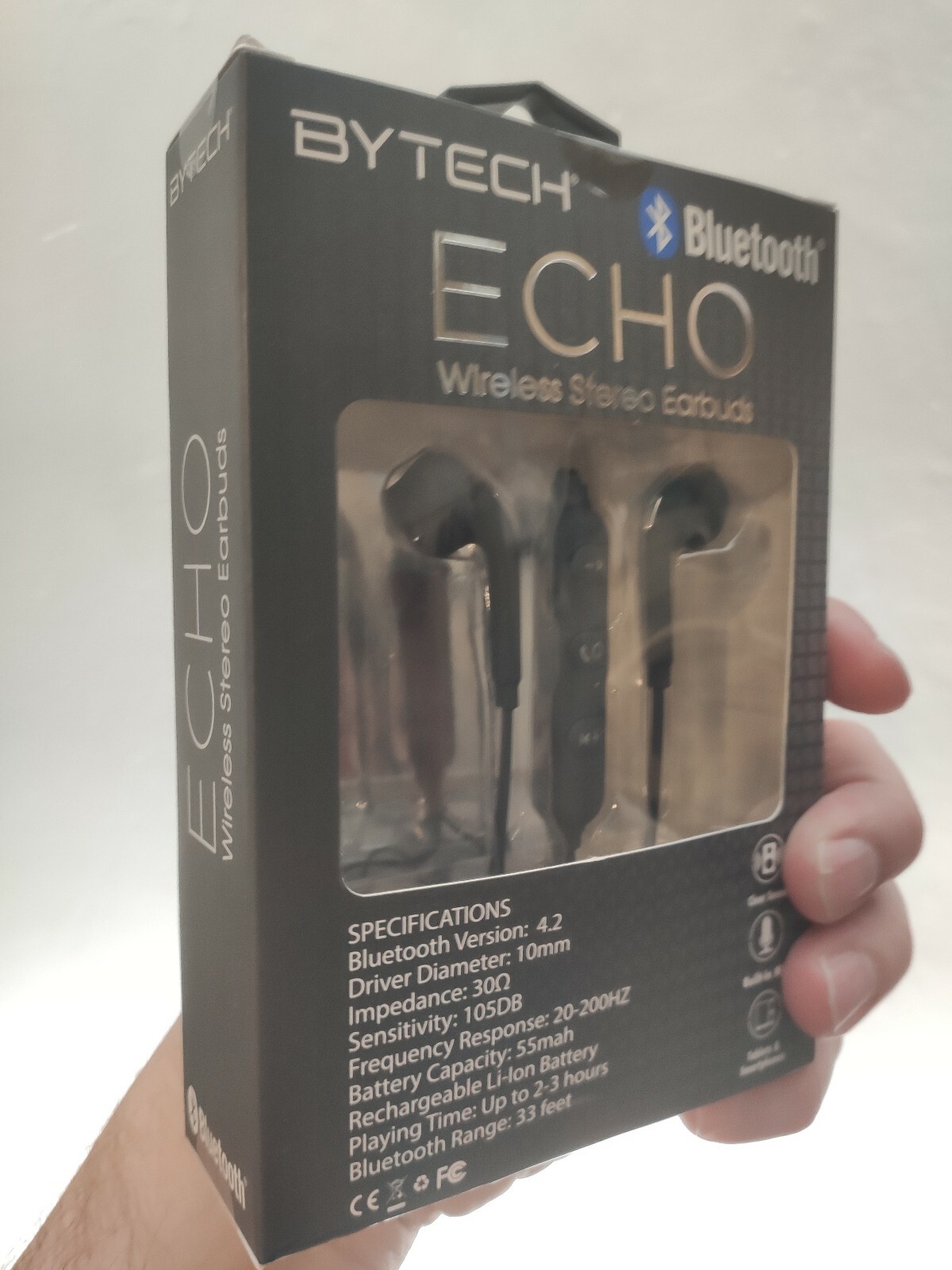 Bytech Echo 🥶 🦷 Bluetooth Wireless 🦷🥶 Stereo Earbuds (NEW Factory ...