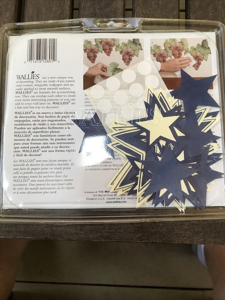 Wallies Wallpaper Cutouts- Glowing Stars #12801 set of 25 Brand New | eBay