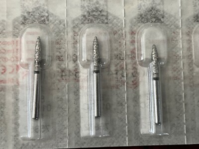 NTI KERR AXIS Dental Diamond Burs 862-018SC FG 5/pk Flame Super Coarse ...