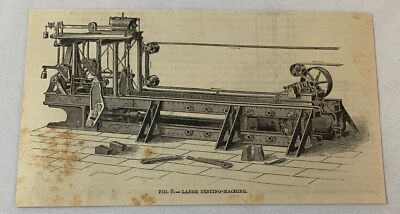 1886 magazine engraving~ WEIGHING MACHINERY - LARGE TESTING MACHINE | eBay