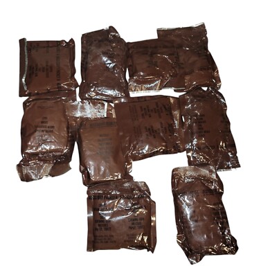 Vintage MRE Military Accessory Packs Lot of 10 80s 90s Brown Bags | eBay