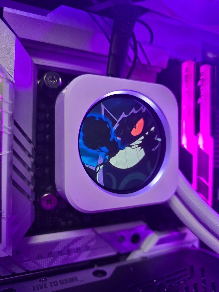 Gengar Themed White Custom Gaming PC Prebuilt | eBay
