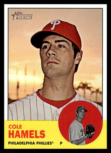 2012 Topps Heritage Cole Hamels 132 Philadelphia Phillies | eBay