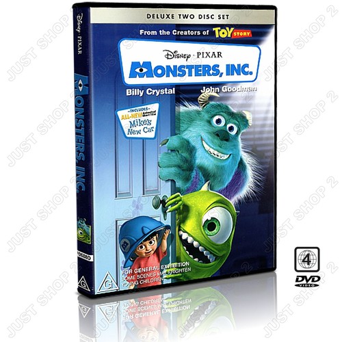 Monsters Inc DVD : Deluxe Two Disc Set : Disney Pixar Animation : Brand ...