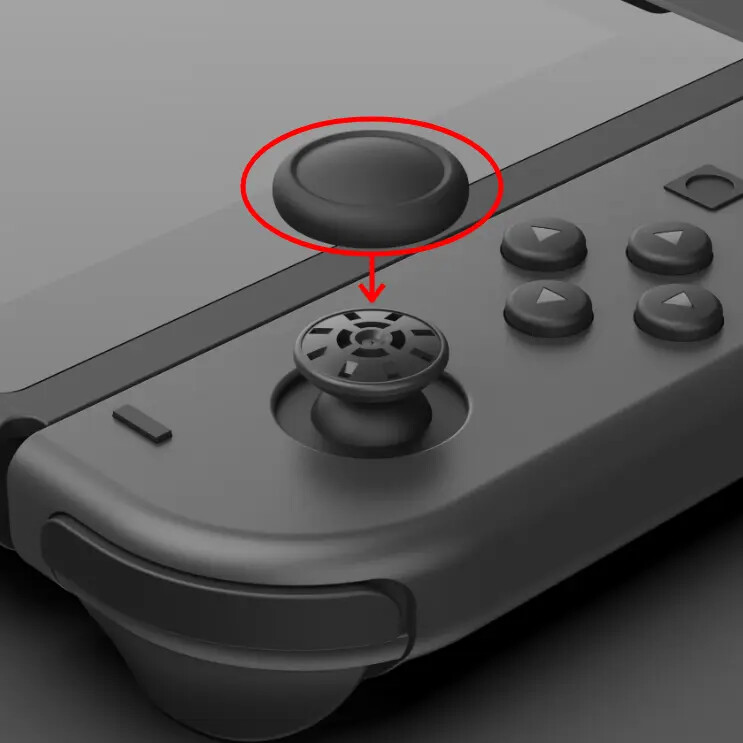 For Nintendo Switch/Lite/OLED Thumb Joy Con Analog Stick Grip Cap ...