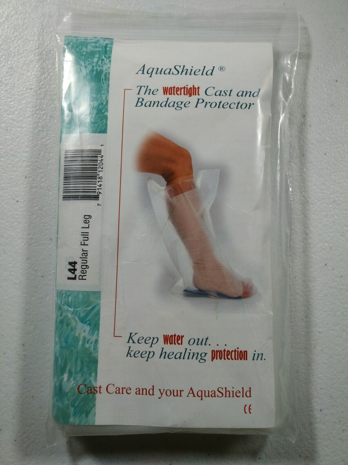 AquaShield Cast & Bandage Protector Waterproof Cover, Regular Full Leg ...