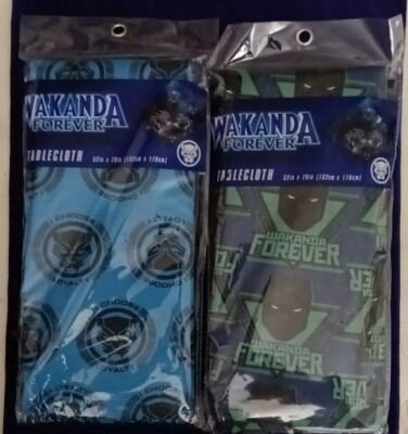 Wakanda forever tablecloths Marvel Black Panther New! | eBay