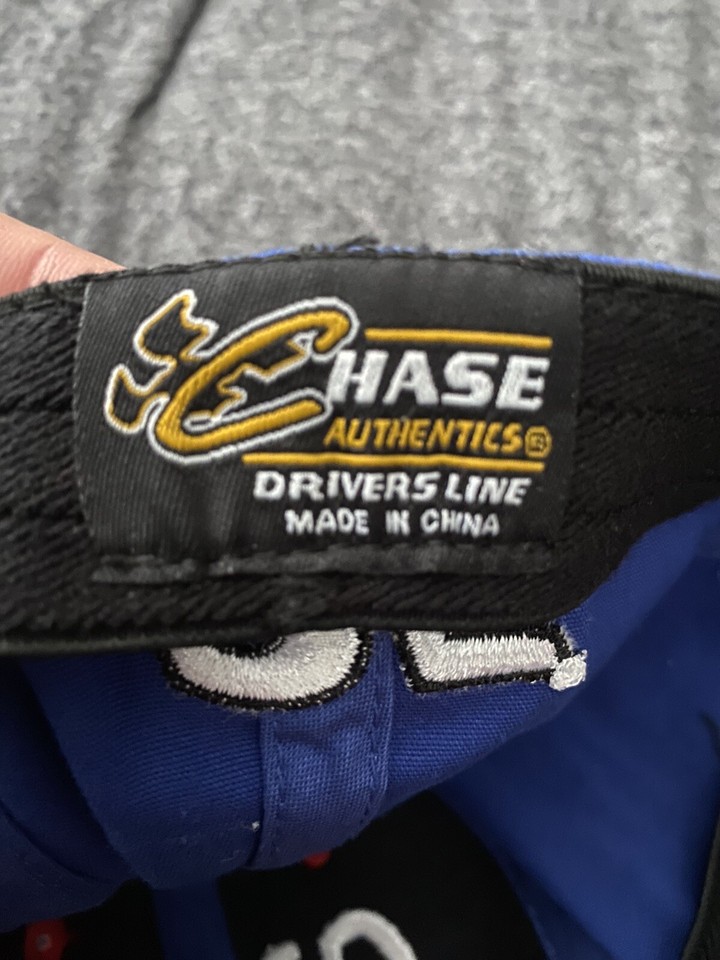 Brian Vickers GMAC Racing #25 Hendrick Hat Cap One Size BLUE/RED Nascar ...