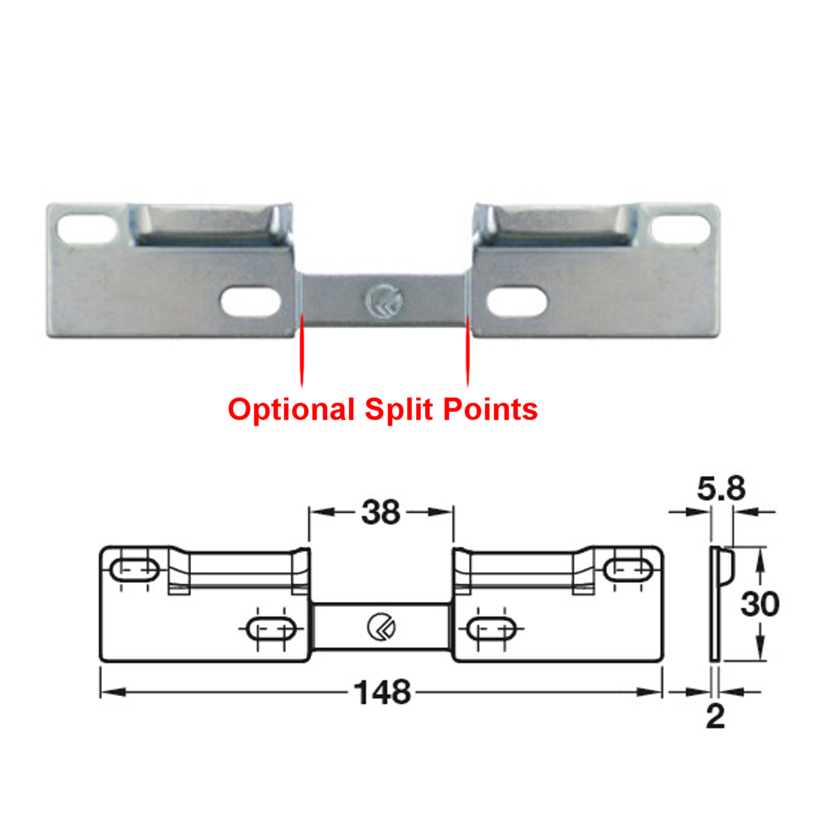 LIBRA H1 CONCEALED WALL KITCHEN CABINET HANGER BRACKET INCLUDING PLATES ...