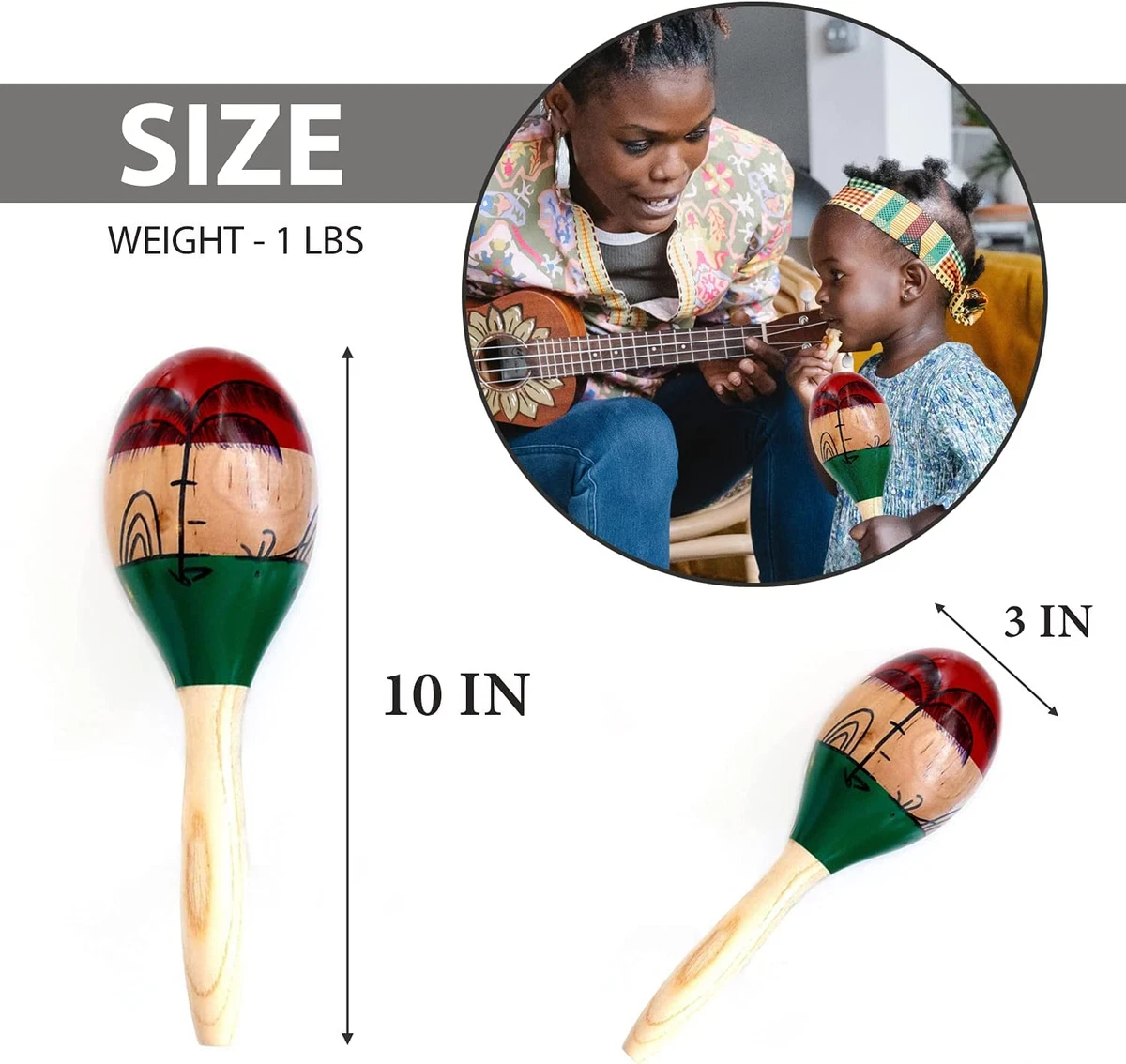 Mexican Maracas Instrument