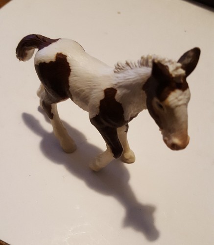 Schleich Schleich Horse Foals Tinker white brown Farm Pony farm | eBay UK