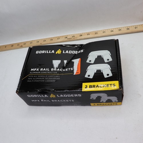 Gorilla Ladders MPX Rail Brackets Aluminum GLMP-RB-2 722571012847| eBay