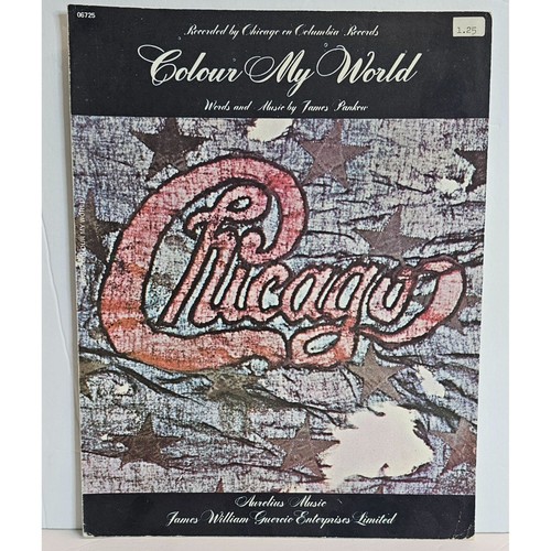 Chicago "Colour My World" Sheet Music By Travis Packer | eBay