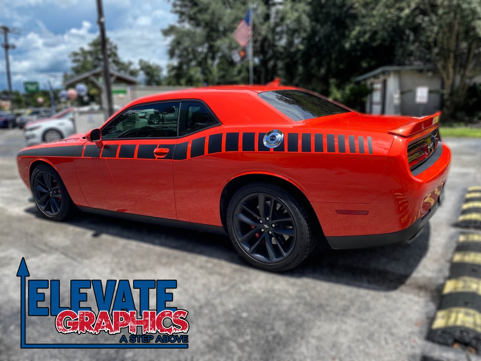 For Dodge Challenger Stripes Side Cuda Graphics Vinyl Decals Stickers ...
