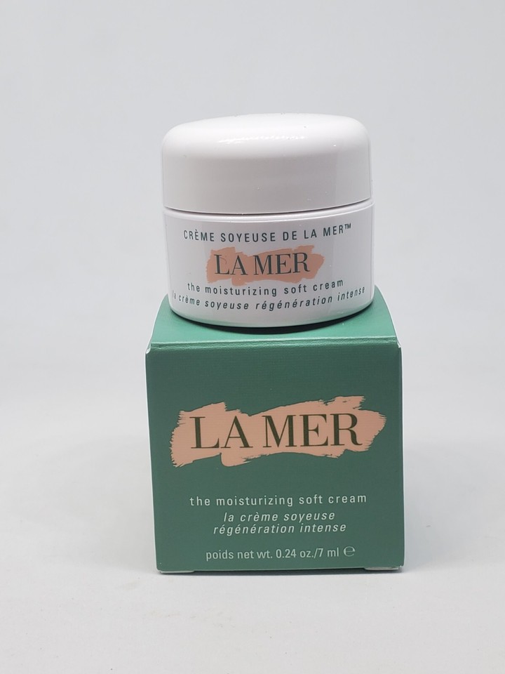 LA MER The Moisturizing Soft Cream Moisturizer TRAVEL MINI 7mL/0.24oz ...