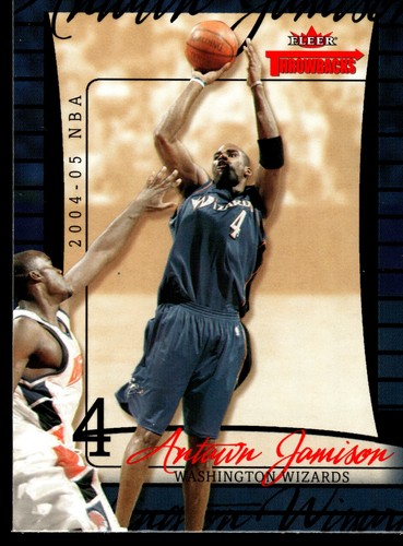 2004-05 Fleer Throwbacks #61 Antawn Jamison Washington Wizards | eBay