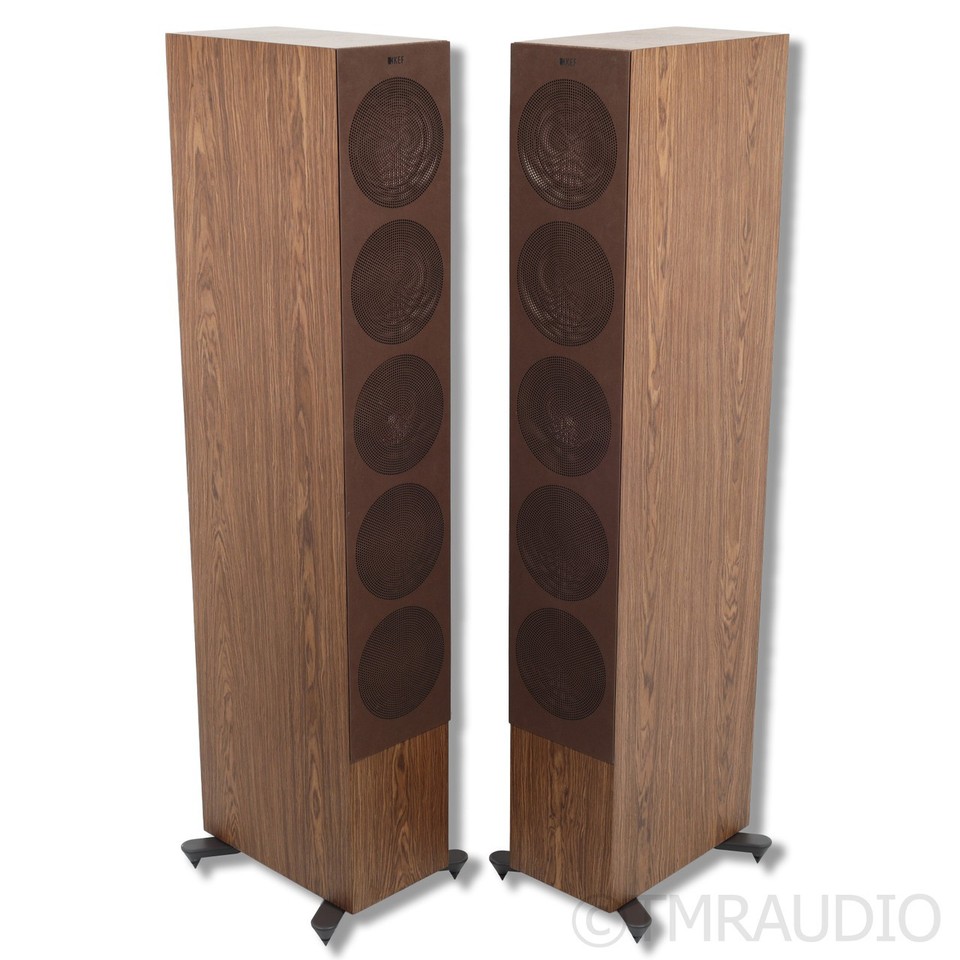 KEF R11 Meta Floorstanding Speakers; Walnut Pair | eBay