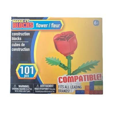 MAKE-IT-BLOCKS FLOWER ROSE BUILDING BLOCKS SET BRAND NEW! | eBay