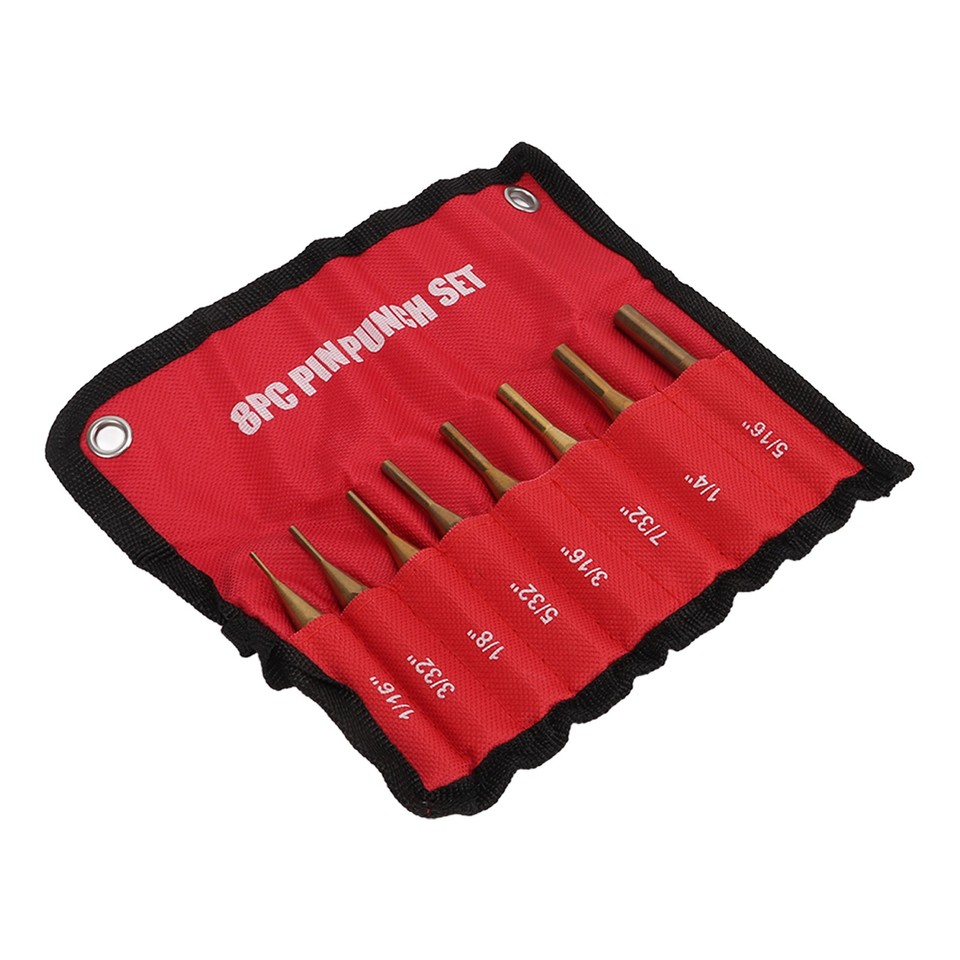 Brass Punch Set Porous Structure Detachable Ends 8 Different Sizes Fine ...