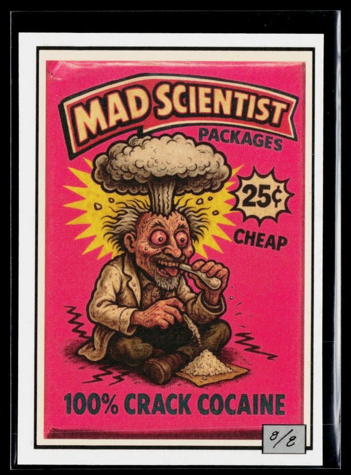 Mad Scientist 40K GPK Spoof ~ #4-22 SERIES 4 #'d /8 ~ Gormless Gord | eBay