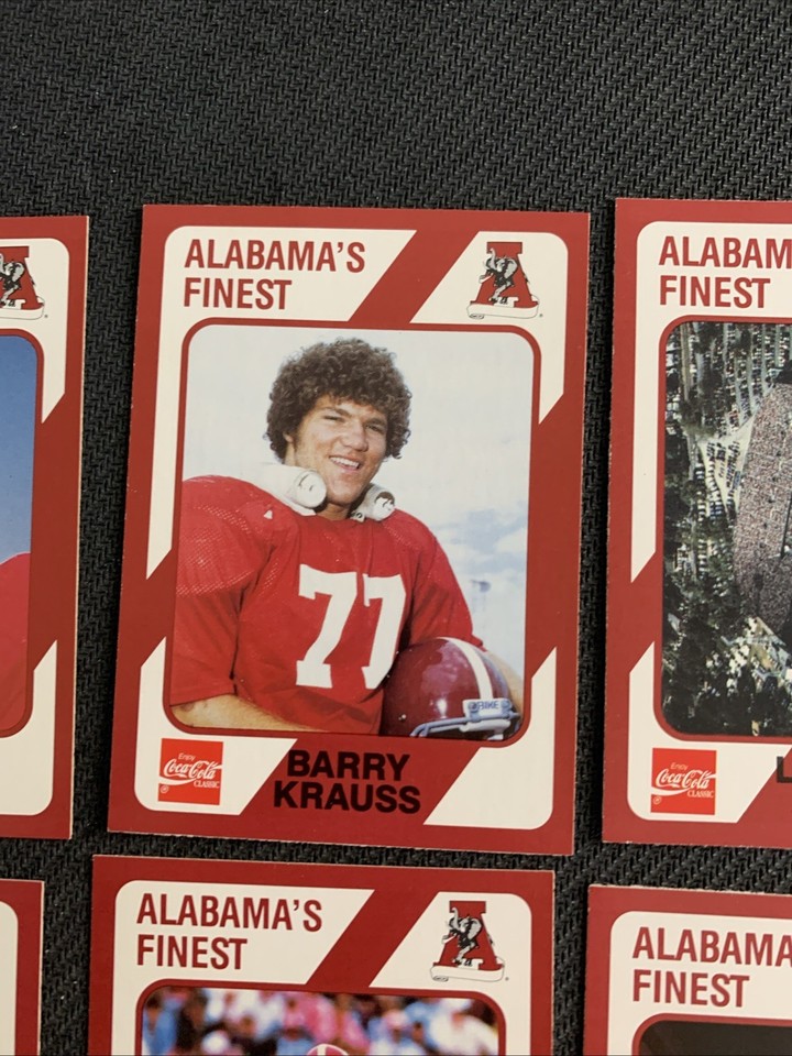 Alabama’s Finest 1989 - 18 Card Lot - Crimson Tide | eBay