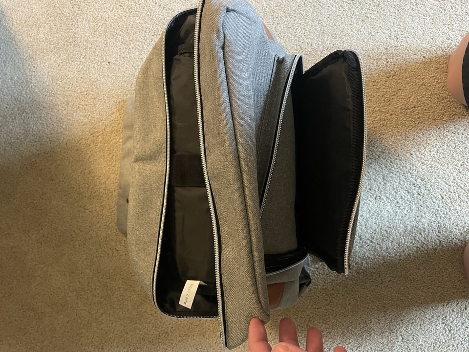 Gold bond Magnetic Leather Backpack Brand New Never Used | eBay