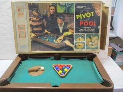 Milton Bradley Pivot Table Top Pool Game | eBay