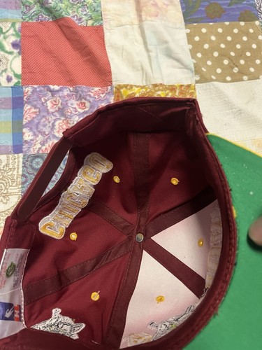 Vintage NOS 90s Chicago Wolves Snapback Hat IHL Blockhead Style G Cap ...