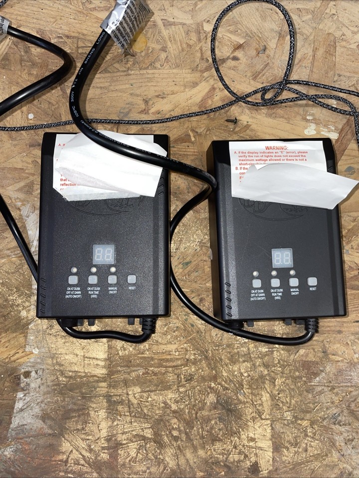 2 Count Hampton Bay Low Voltage 120V Digital Landscape Transformer | eBay