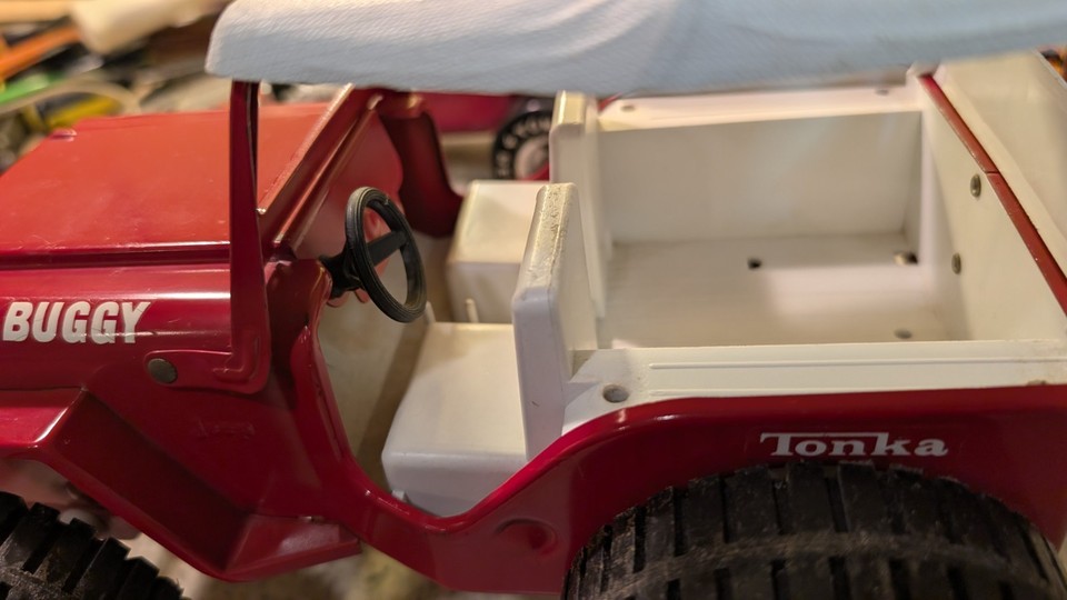 Vintage 1970’s Tonka Pressed Steel Red Big Wheel Dune Buggy Jeep | eBay