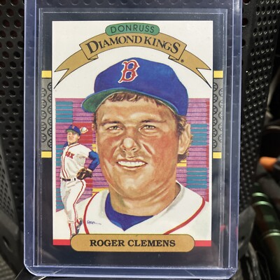 87 Donruss #2 Roger Clemens Diamond Kings **MISCUT** | eBay