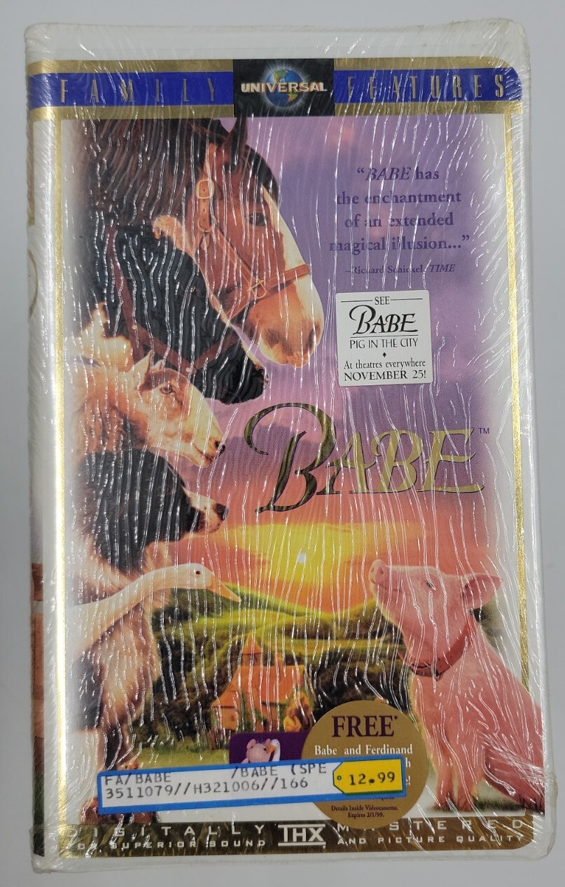 Babe (VHS, 1996, Clamshell) Brand New Factory Sealed 96898391139| eBay