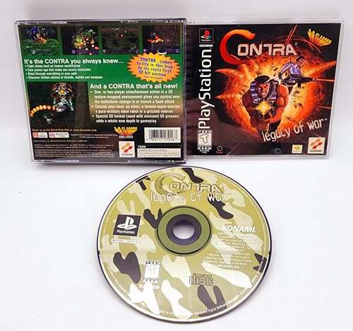 PS1 Contra: Legacy of War (PlayStation 1) No Manual! Polished Disc! New ...