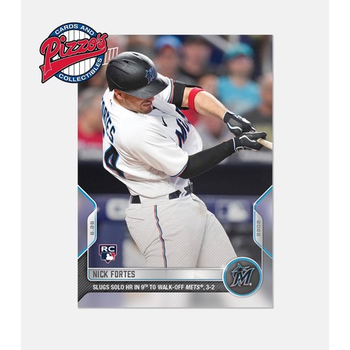Nick Fortes RC Marlins Walk-Off 2022 MLB TOPPS NOW Card 416 In Hand | eBay