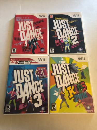 Just Dance Bundle for Nintendo Wii - 4 Game Bundle - Tested/Works | eBay