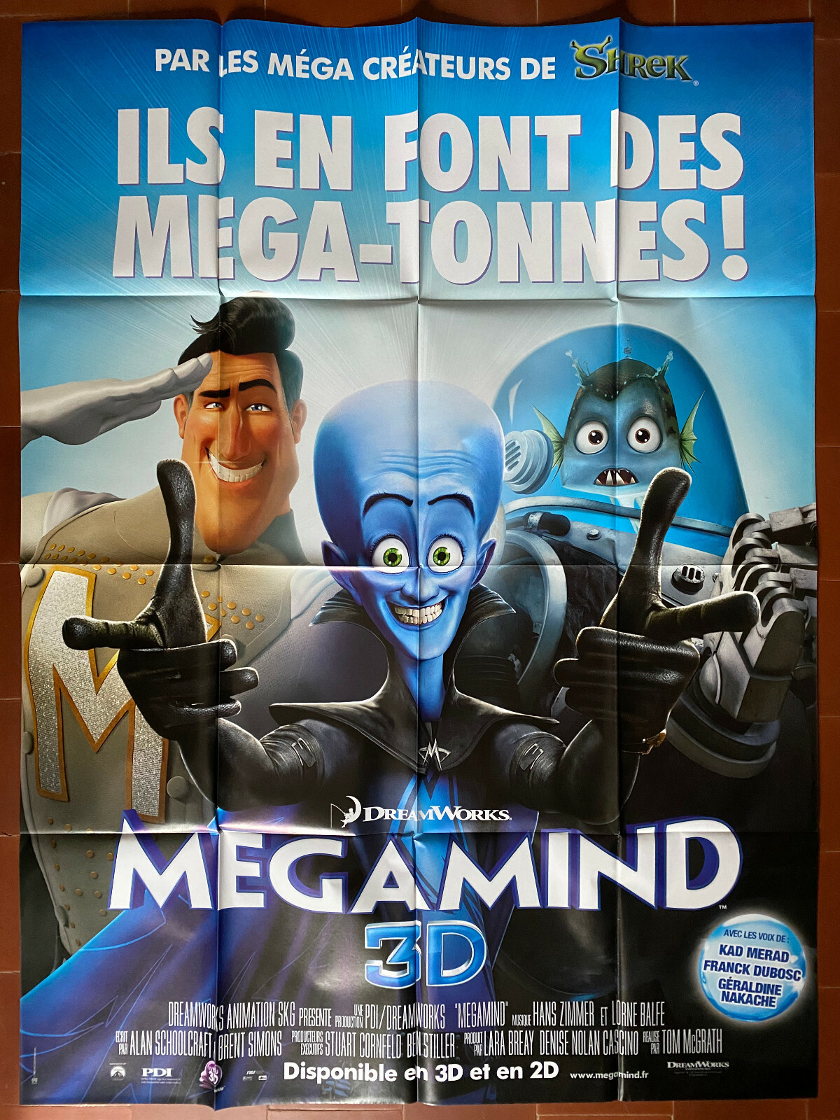 Megamind Animated Movie Children Space Monsters Disney 120X160Cm | eBay