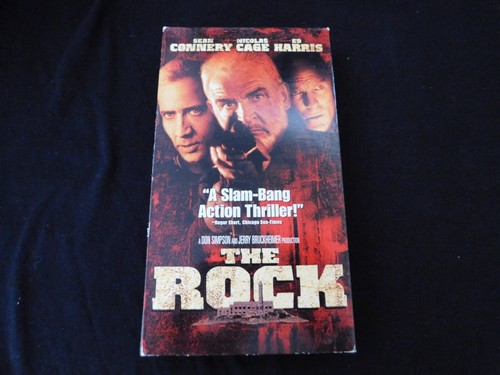 The Rock (VHS, 1998) Sean Connery Nicolas Cage Ed Harris 786936018042 ...