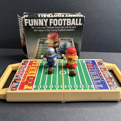 Tomy Vintage Funny Football Wind Up 7072 In Box Portable -Read | eBay