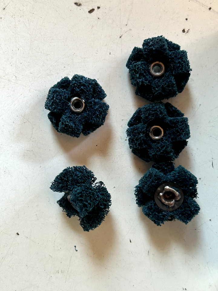 Standard Abrasive 725007 lot of 5 ea Buff &Blend Cross Buff HS A/O ...