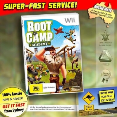 Boot Camp Academy game for Wii *NEW SEALED PAL AUSSIE Nintendo fun kids ...