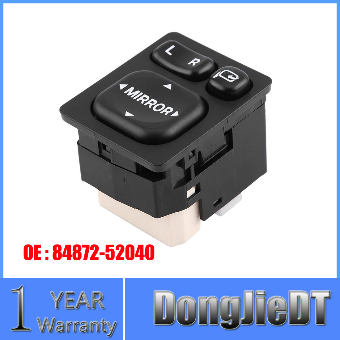 OE 84872-52040 Folding Mirror Power Switch 8487252040 For Scion Vios ...