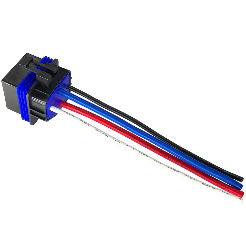 irhapsody 4-pin 40/30AMP 12V DC Waterproof Relay with Heavy Duty Wires ...