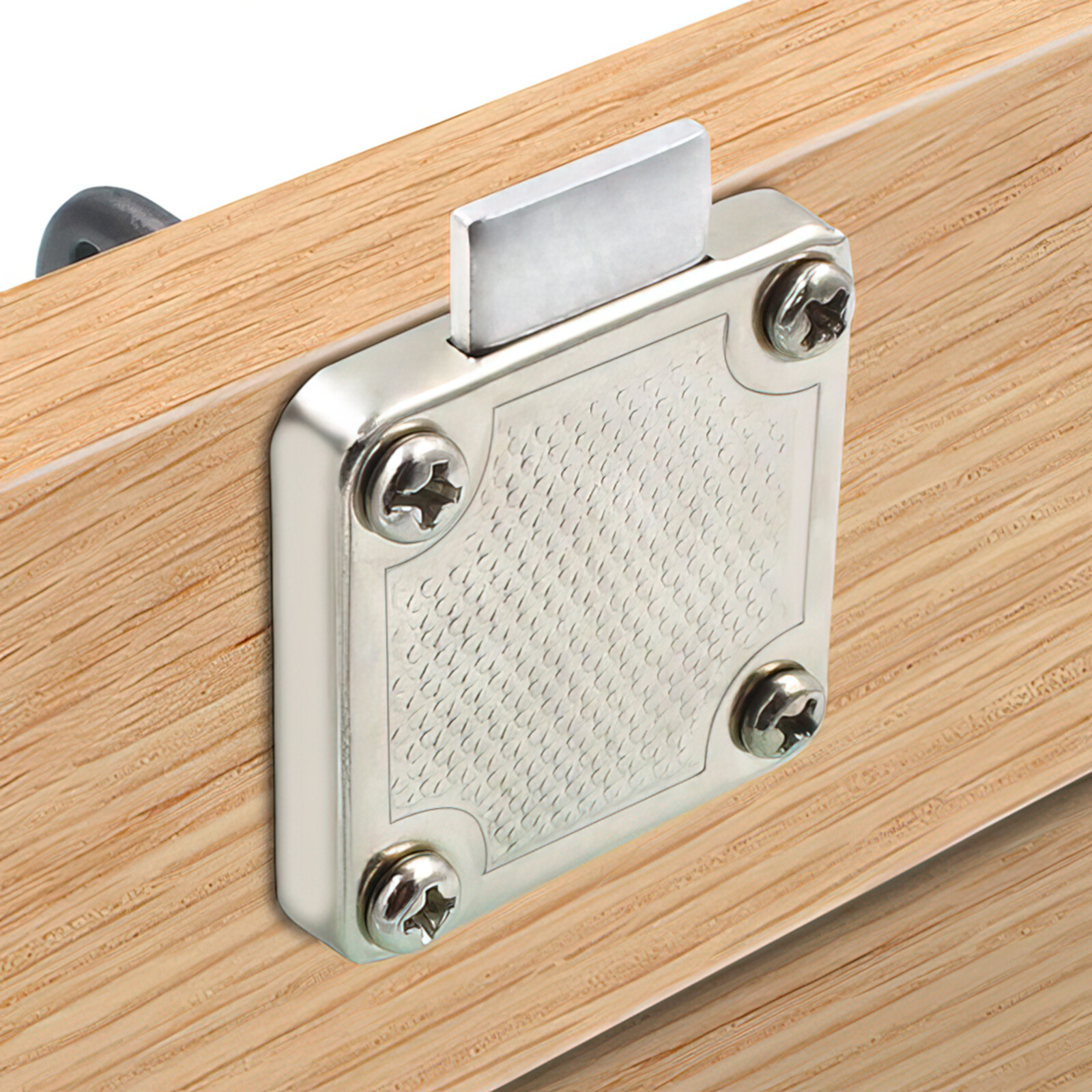 1Set Cabinet Drawer Lock with 2 Keys Zinc Alloy Safty Latch Furniture ...