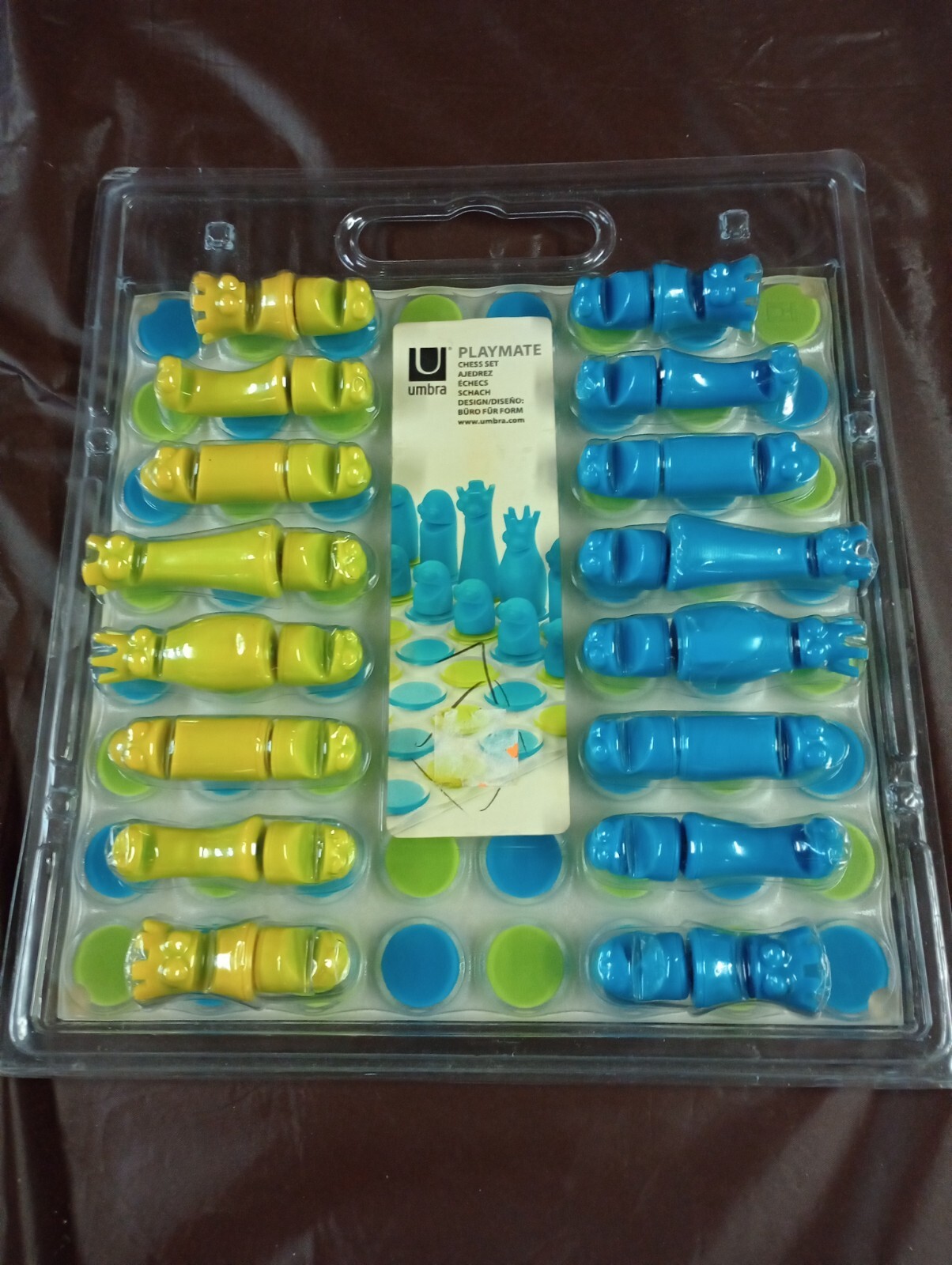 Umbra Playmate Monsters Chess Set Blue & Lime Green for sale online | eBay