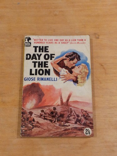 The Day of the Lion by Giose Rimanelli (Paperback 1956) WDL Books | eBay