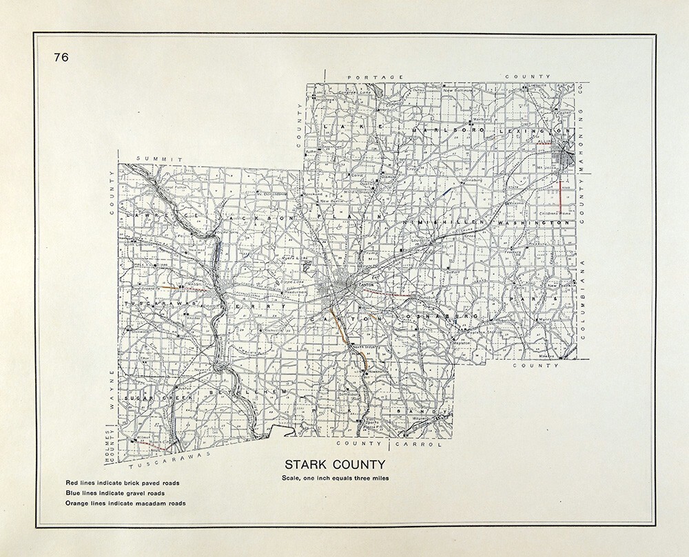 Ohio Road Maps With County Roads