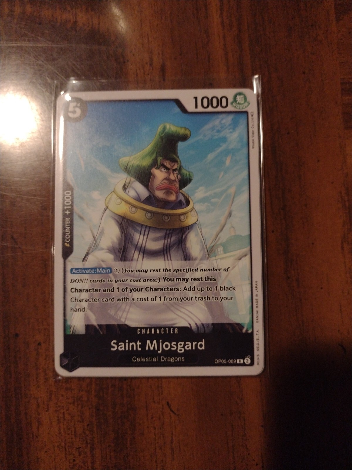 One Piece Card Game Saint Mjosgard Awakening Of The New Era OP05-089 X4 ...